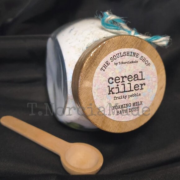 T.NorciaMade | Bath & Body | Cereal Killer Foaming Milk Bath Dust ...